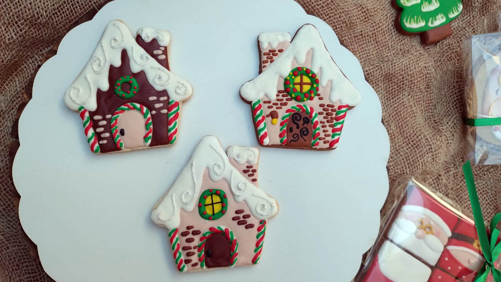 Biscoitos Decorados de Natal - Cake in House